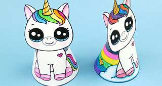New Paper Unicorn Doll Craft – Draw So Cute