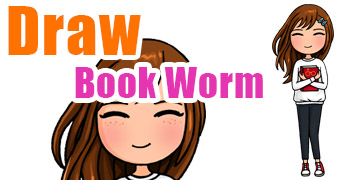 draw_girls_bookworm – Draw So Cute